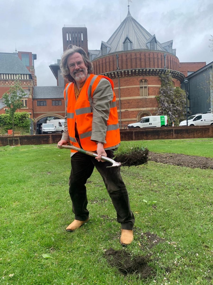 Work begins on RSC's temporary outdoor theatre - The Rugby Observer