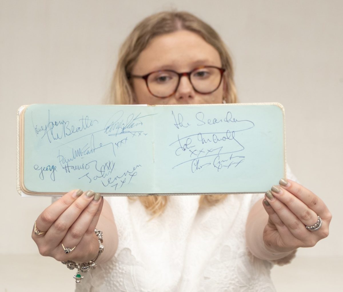 Beatles signatures, complete with Lennon chippy smudge, set to make big ...