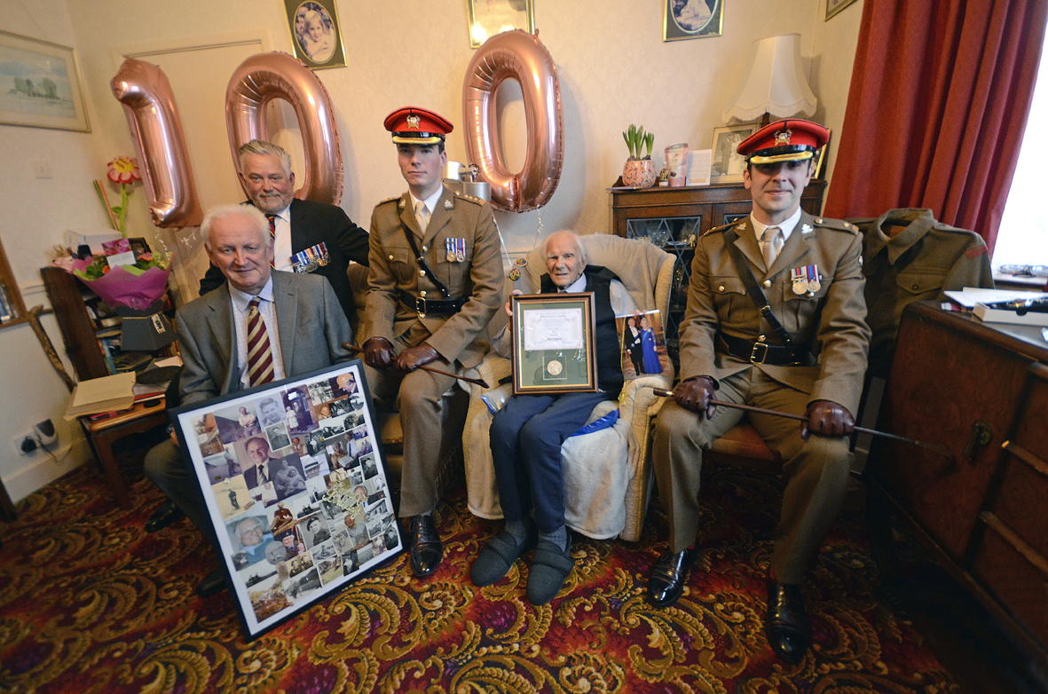 Medal a big shock for WWII vet on 100th birthday - The Rugby Observer