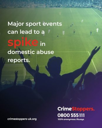 Crimestoppers urges public to help call time on domestic abuse during ...