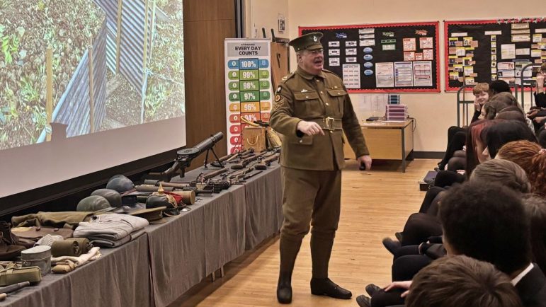 WWI trenches brought to life as school hosts living history session ...