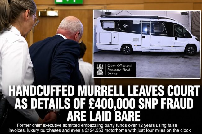Handcuffed Peter Murrell Leaves Court As Full Extent Of £400,000 SNP ...